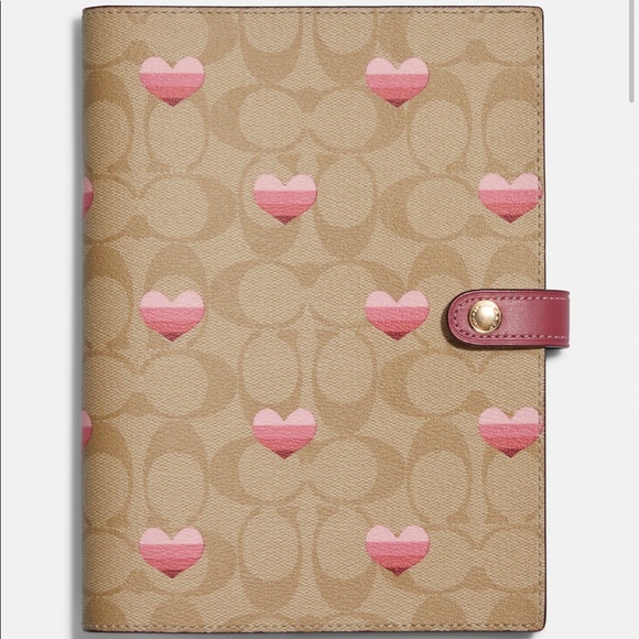 Coach | Office | Coach Notebook And Pencil Case In Signature Canvas ...